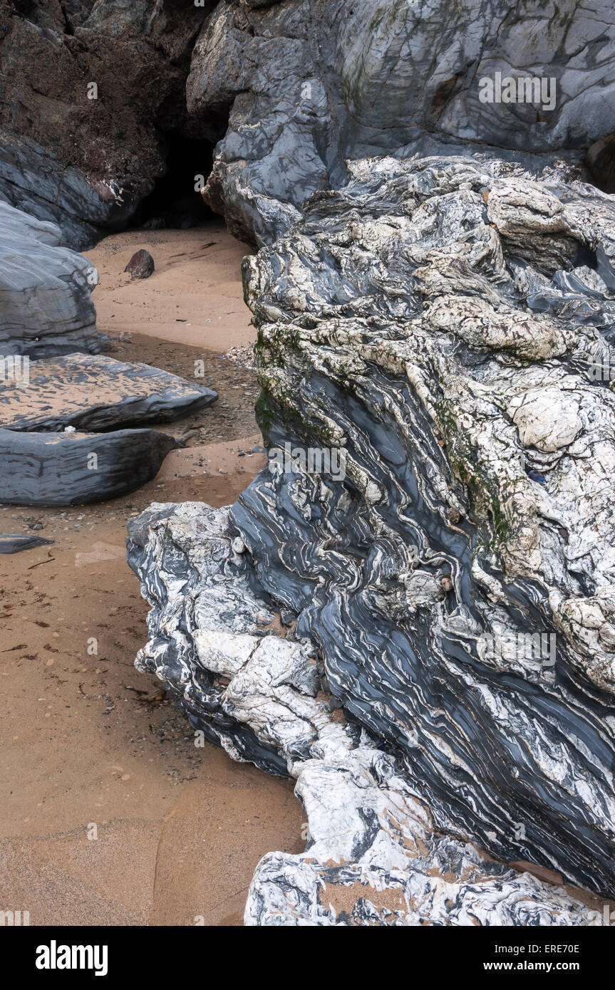 Geology of north cornwall coast hi-res stock photography and images - Alamy