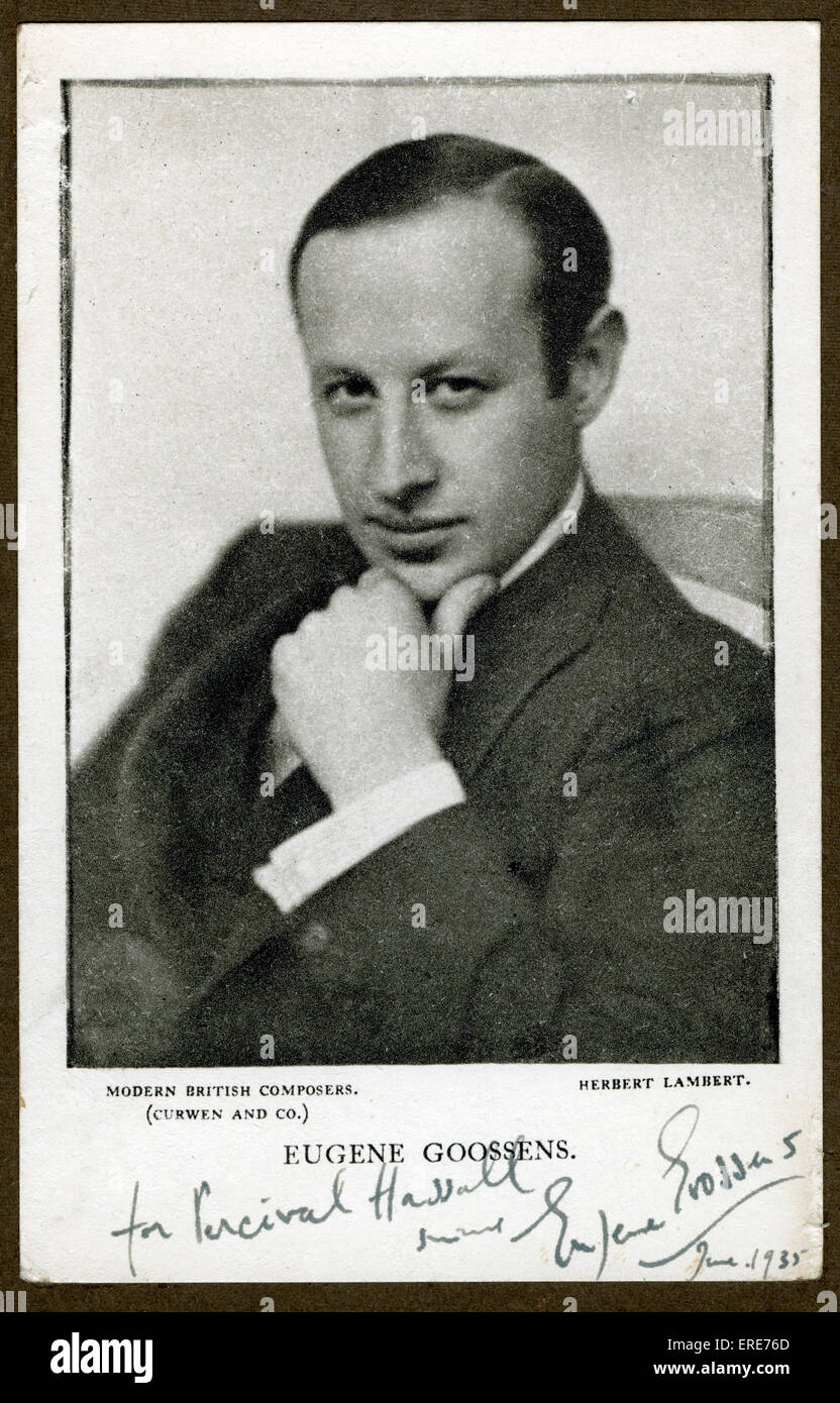 With eugene goossens hi-res stock photography and images - Alamy