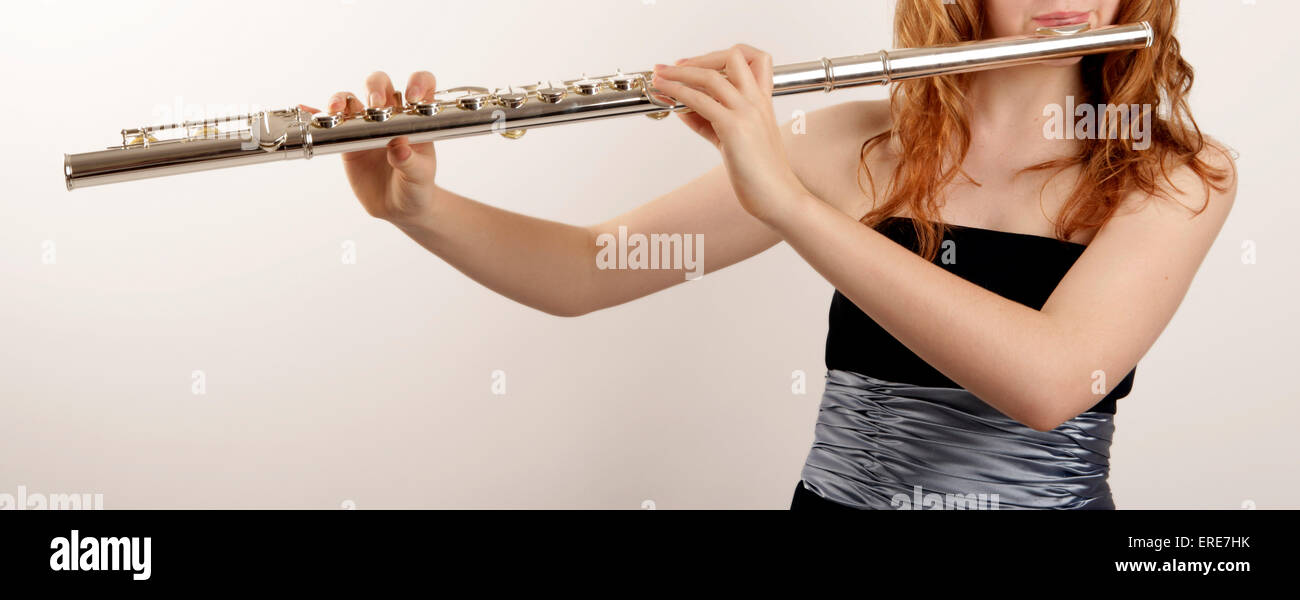 Female flautist hi-res stock photography and images - Alamy
