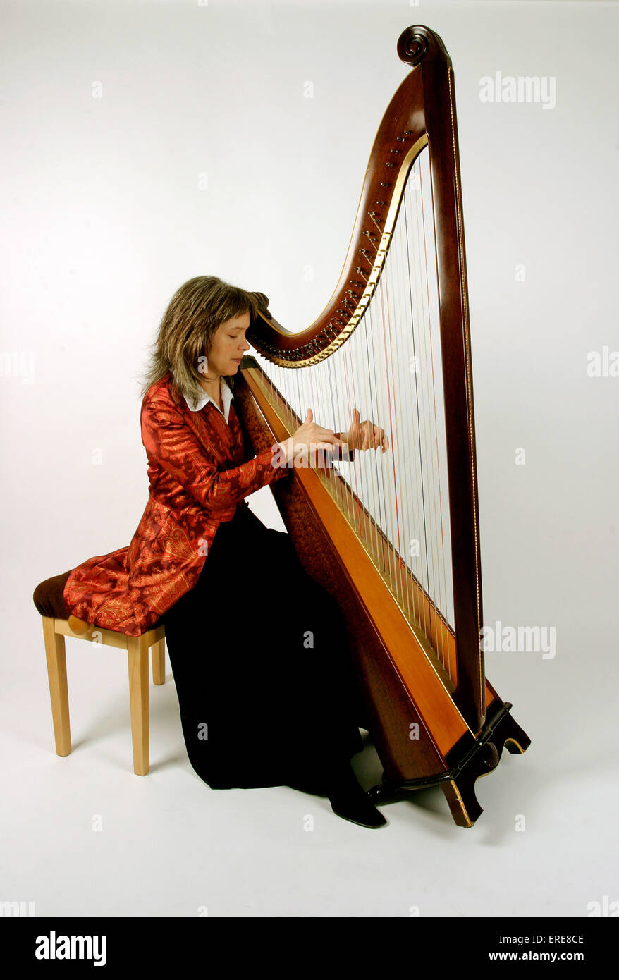 Welsh harpist hi-res stock photography and images - Alamy