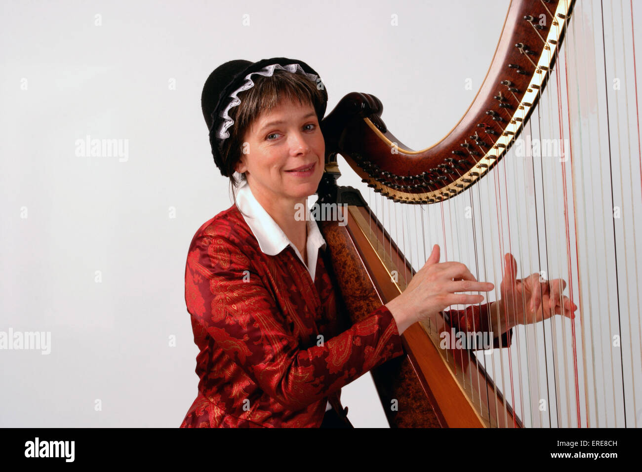 Wearing the welsh national costume hi-res stock photography and images ...