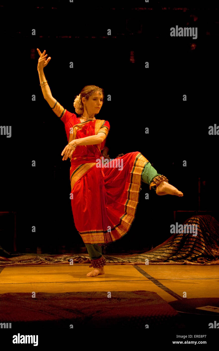 Female Indian dancer in various traditional poses of Indian dance Stock ...