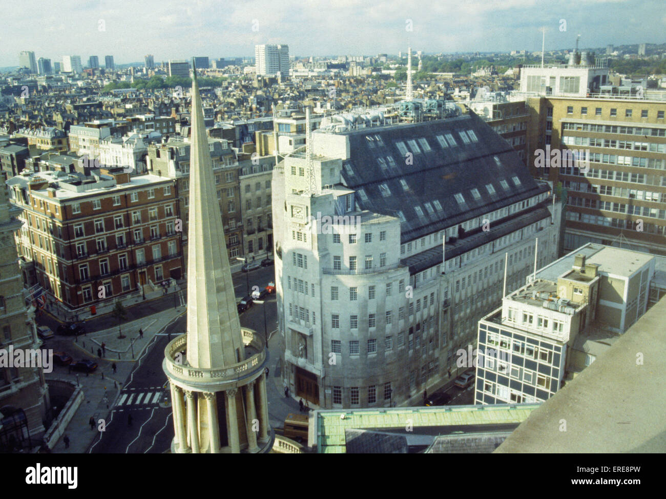Bbc broadcasting house aerial view hi-res stock photography and images ...