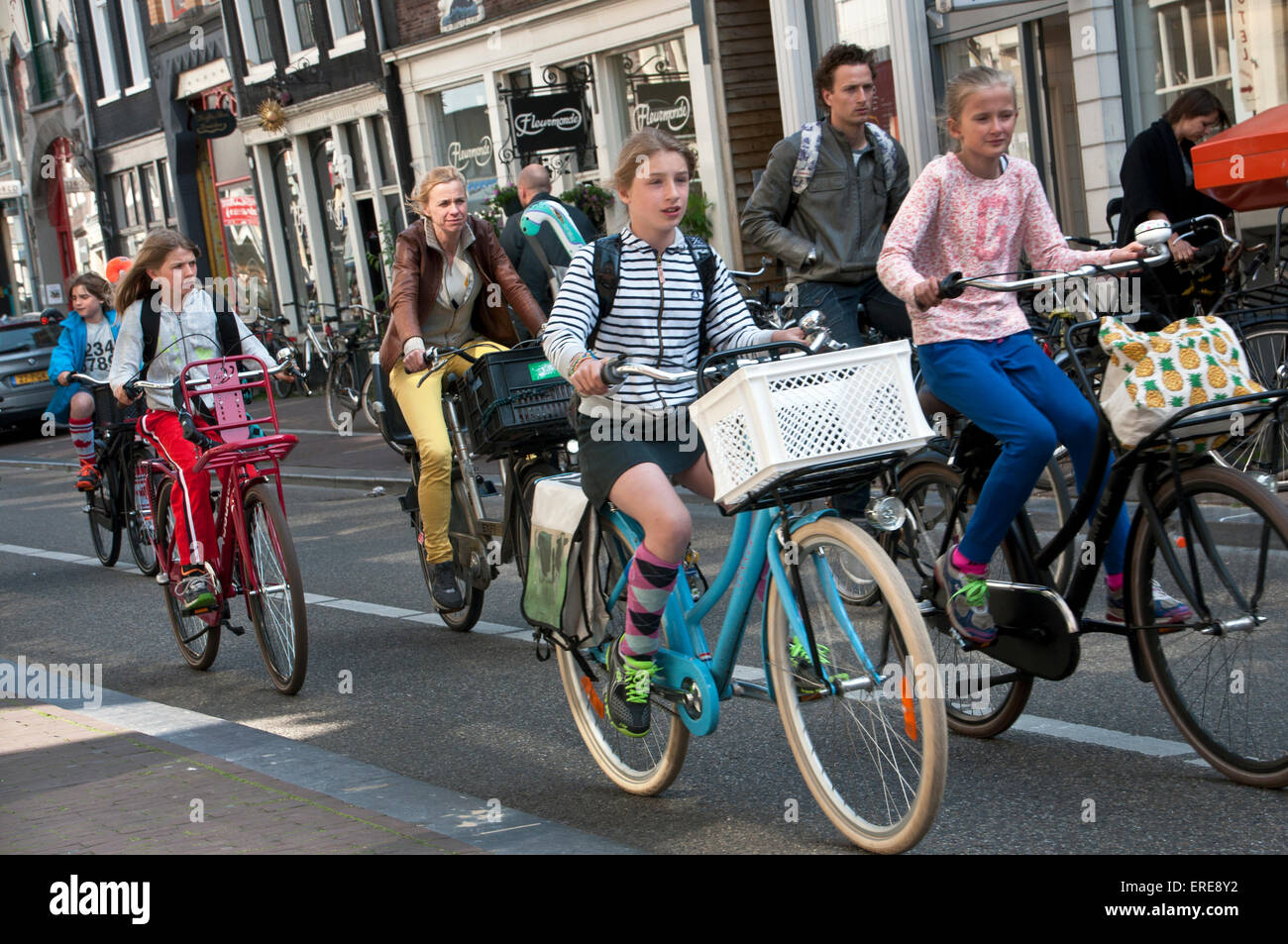 Cycling amsterdam hi-res stock photography and images - Alamy