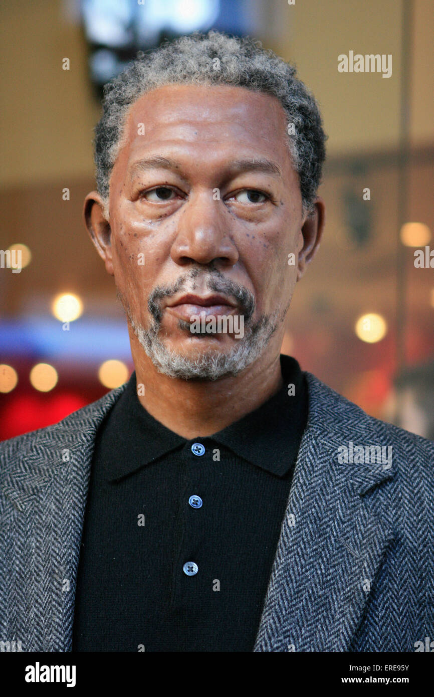 Morgan Freeman Madame Tussauds High Resolution Stock Photography and ...