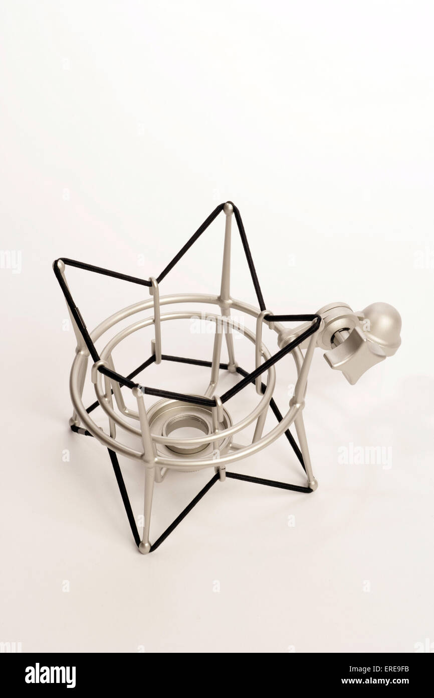 shock mount suspension cage used by recording engineers to reduce ...