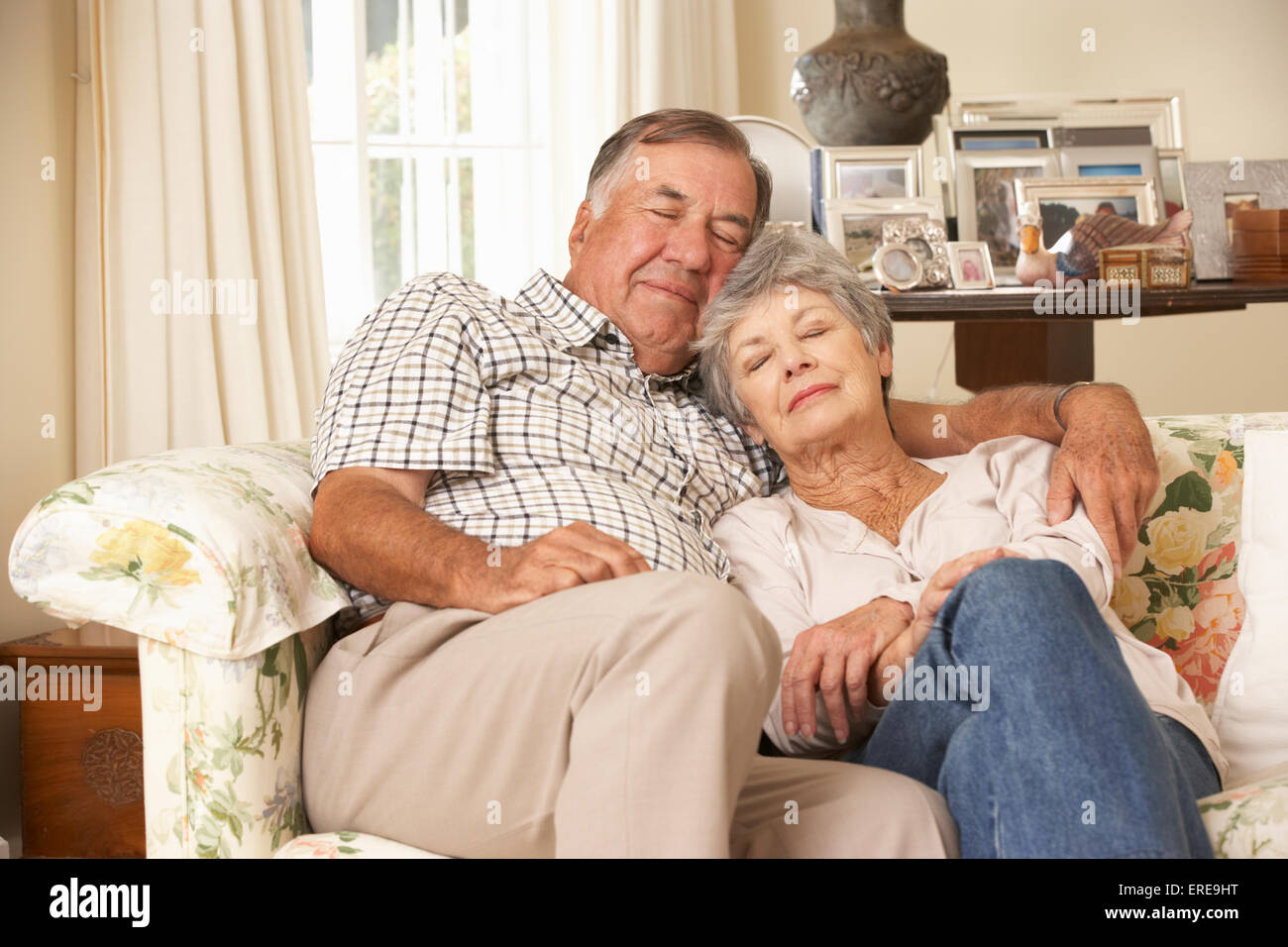 Old man dozing hi-res stock photography and images - Alamy