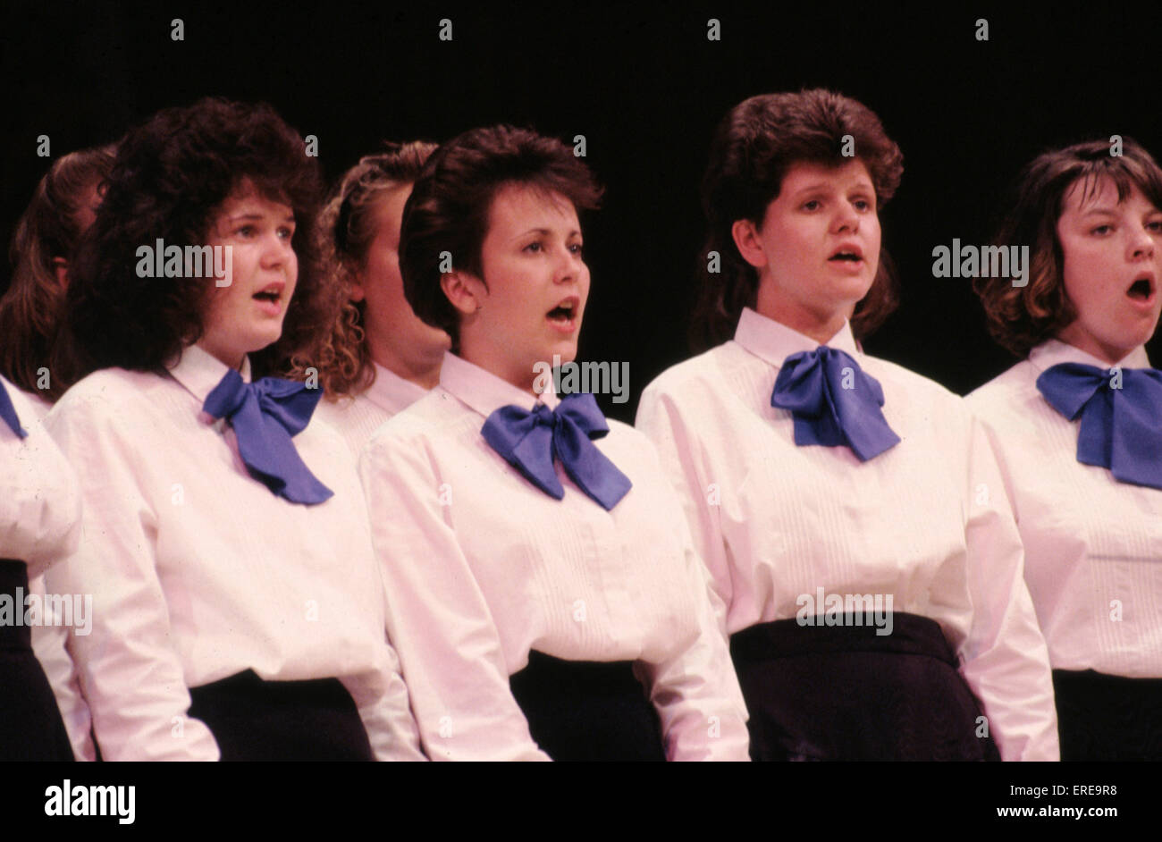 Choir girls singing Stock Photo - Alamy