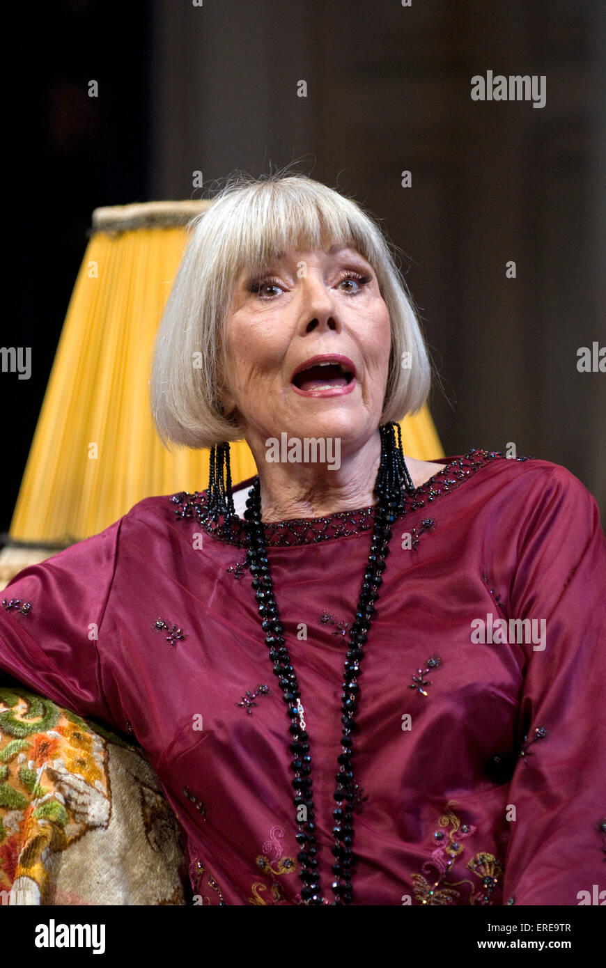 Diana Rigg as Judith Bliss in 'Hay Fever' by Noel Coward, directed by ...