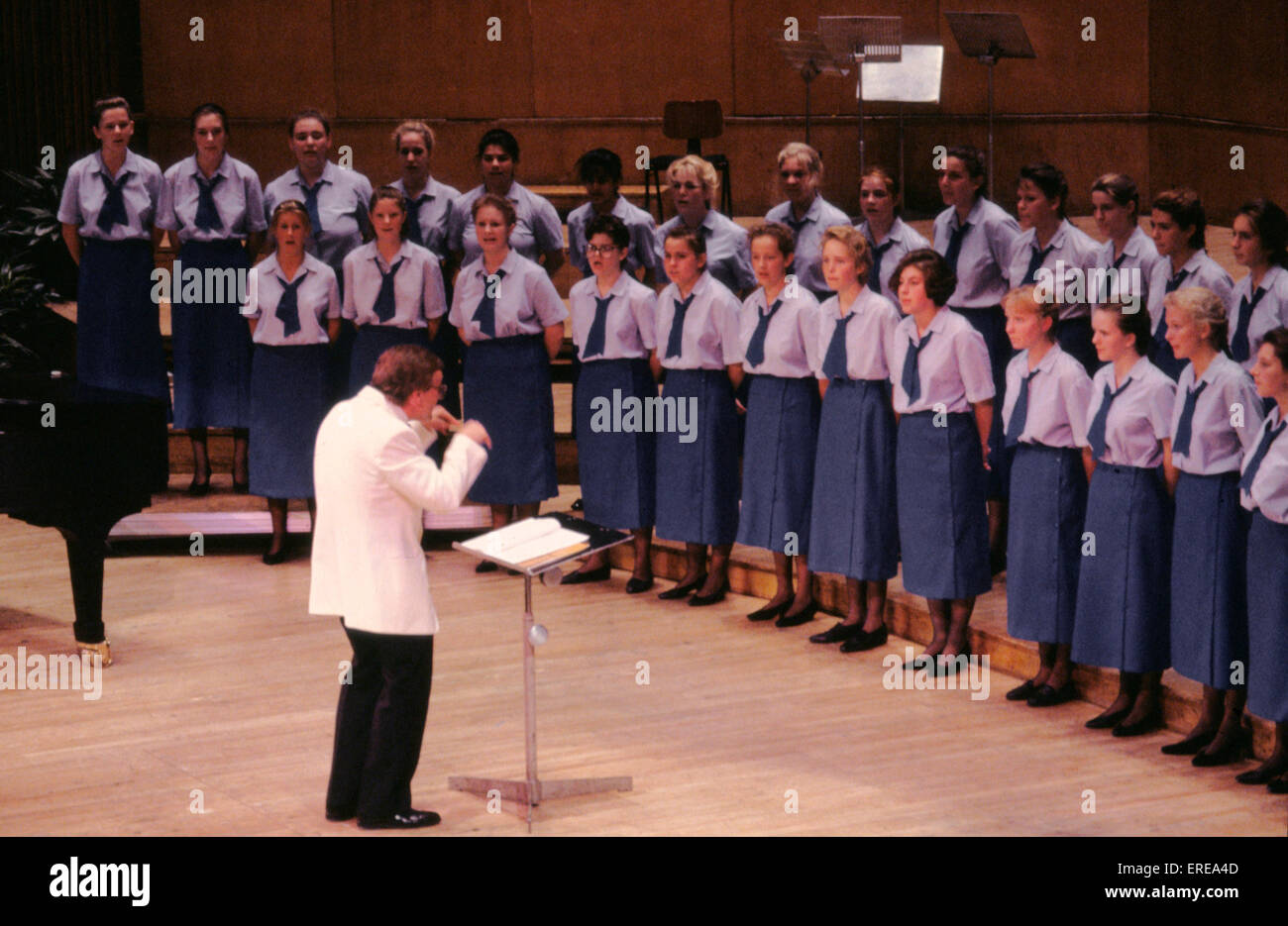 Choir girls performing Stock Photo - Alamy