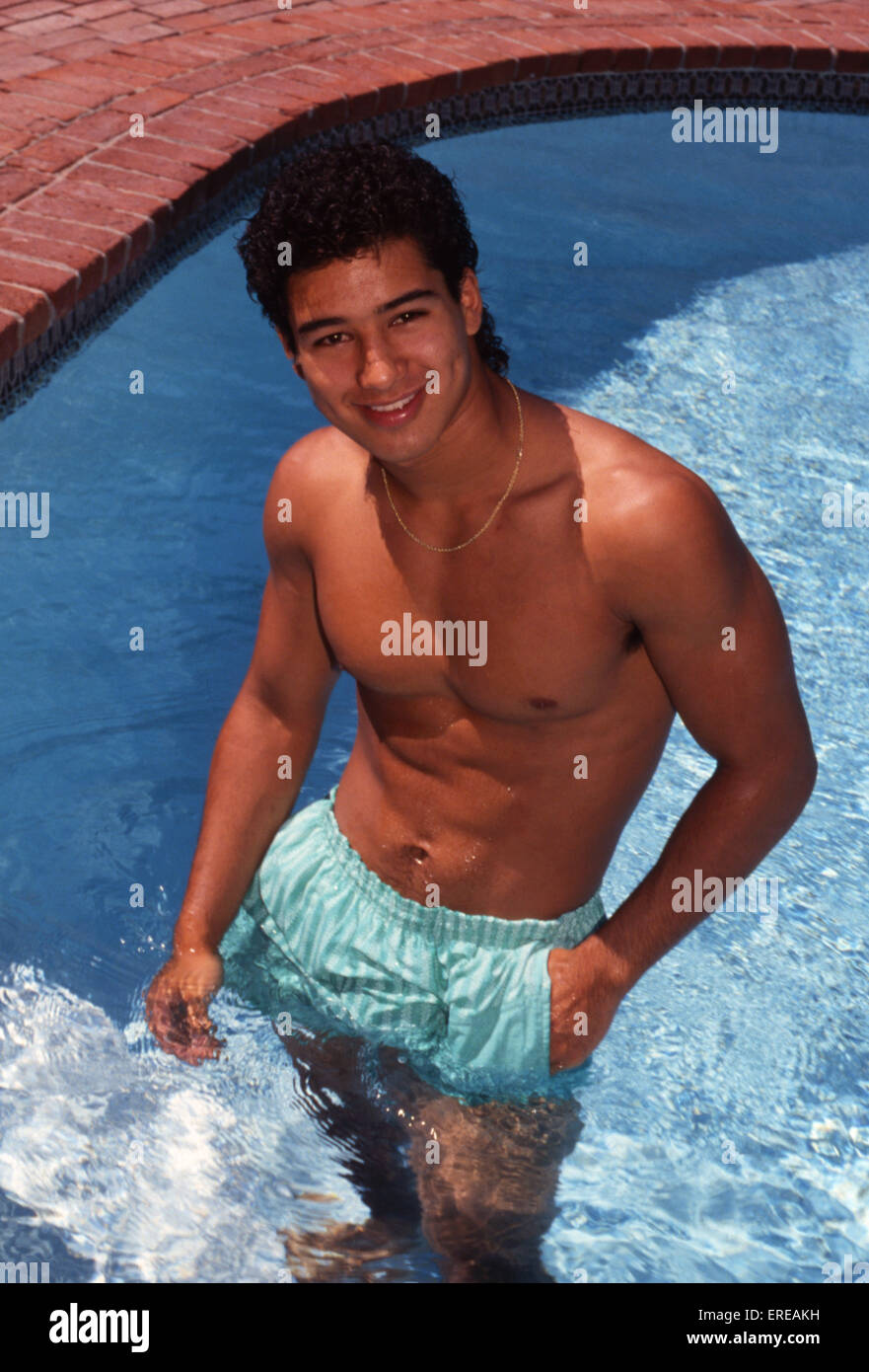 1980s Man Swimming High Resolution Stock Photography and Images - Alamy