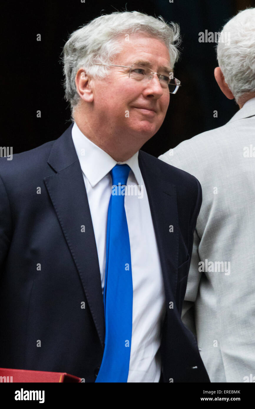 Downing Street, London, June 2nd 2015. Michael Fallon, Secretary for ...
