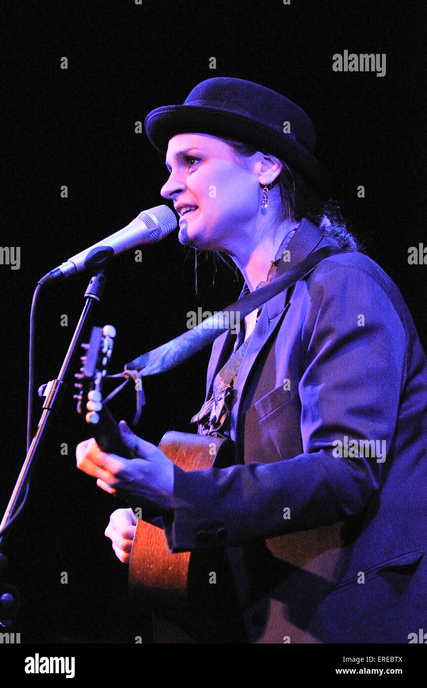 American singer Madeleine Peyroux photographed in concert at the ...