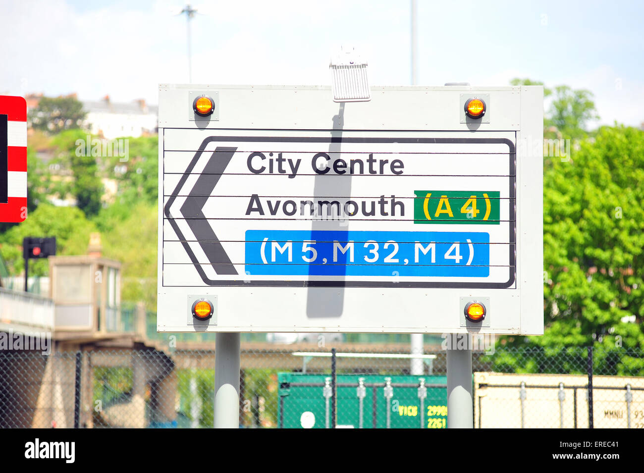 Bristol traffic sign hi-res stock photography and images - Alamy