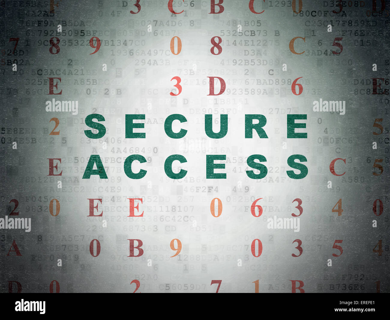 Privacy concept: Secure Access on Digital Paper background Stock Photo ...