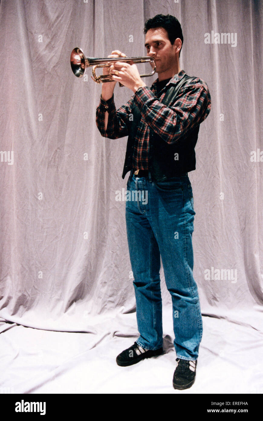 Male instrument music trumpet hi-res stock photography and images - Alamy