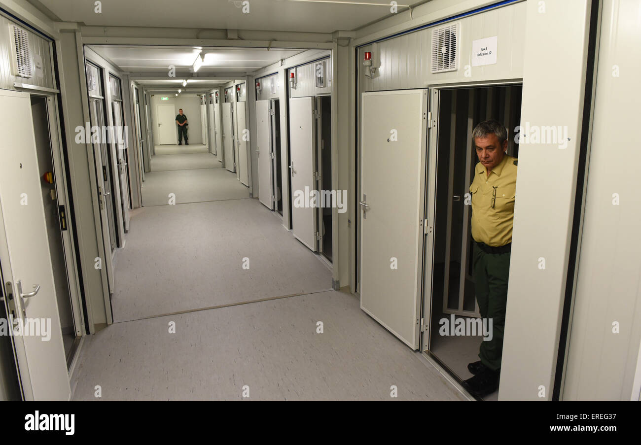 Garmisch-Partenkirchen, Germany. 02nd June, 2015. A police officer ...