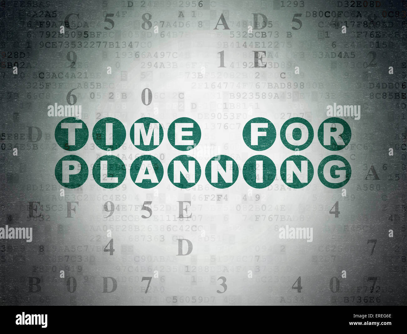 Timeline concept: Time for Planning on Digital Paper background Stock ...