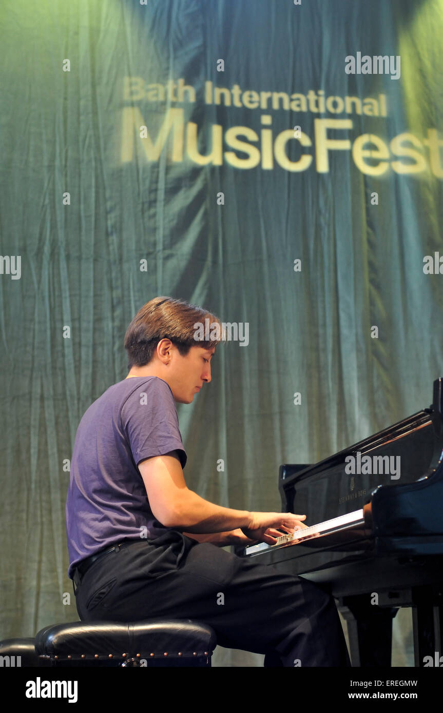 Classical pianist Freddy Kempf in the Assembley Rooms, Bath, during the ...