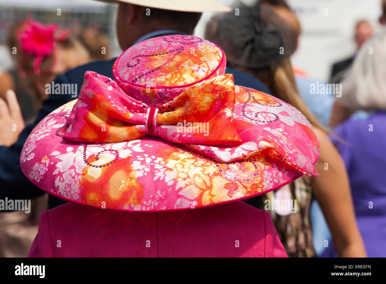 Hats on show at the Henley Royal Regatta Stock Photo - Alamy