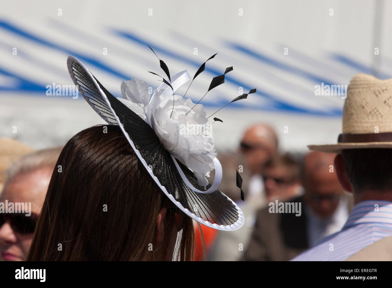 Hats on show at the Henley Royal Regatta Stock Photo - Alamy