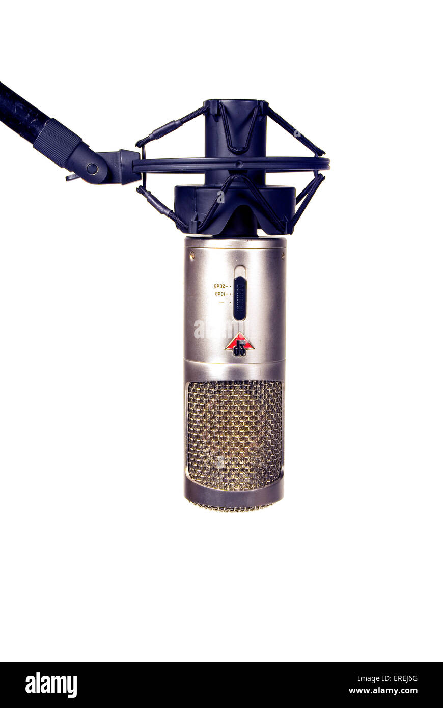 Condenser studio microphone, cardioid, dual-capsule, in hanging ...