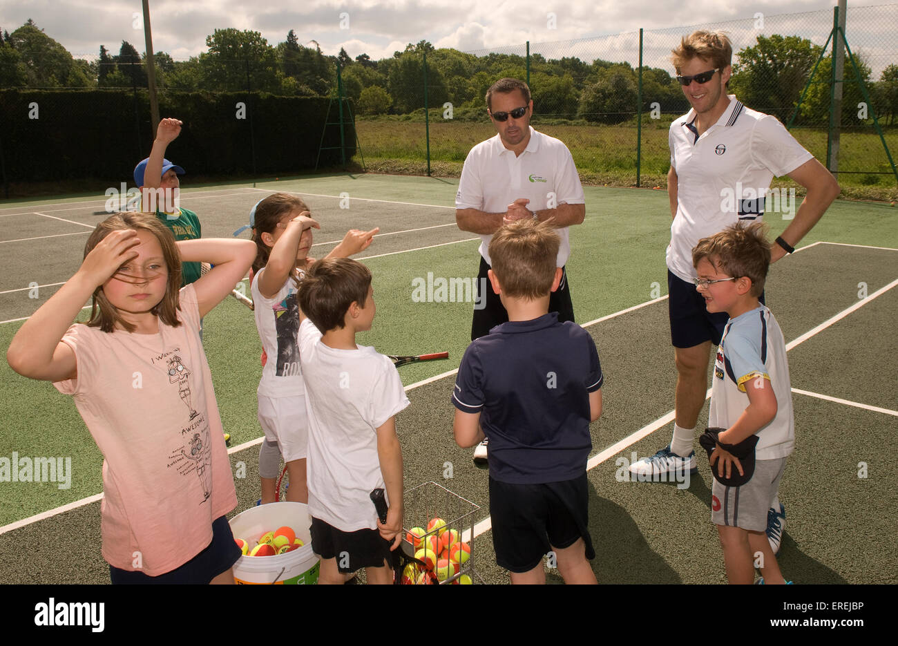 Former Davis Cup tennis players Danny Sapsford & James Auckland (right ...