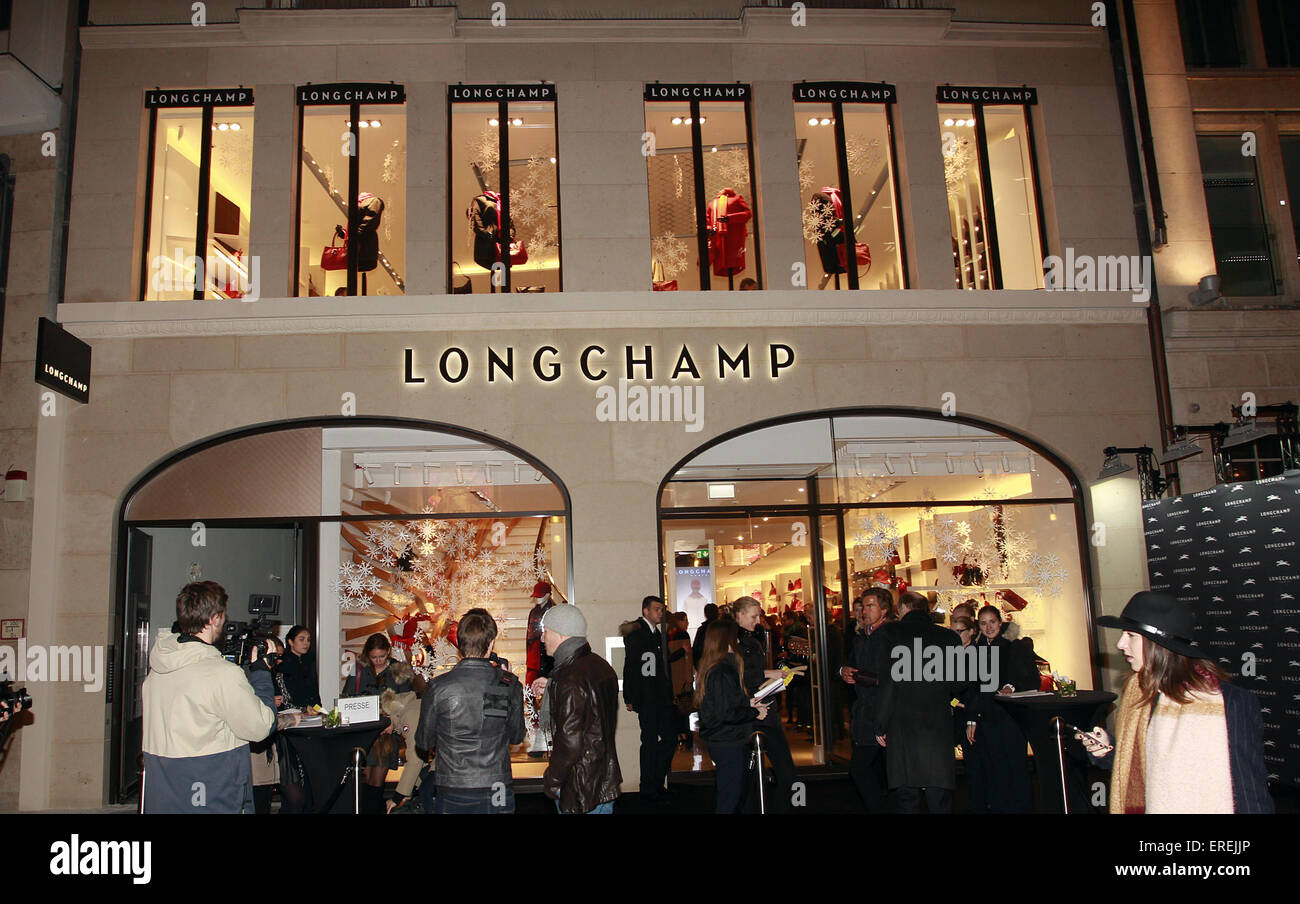 Longchamp store opening at Residenzstrasse in Munich Featuring ...