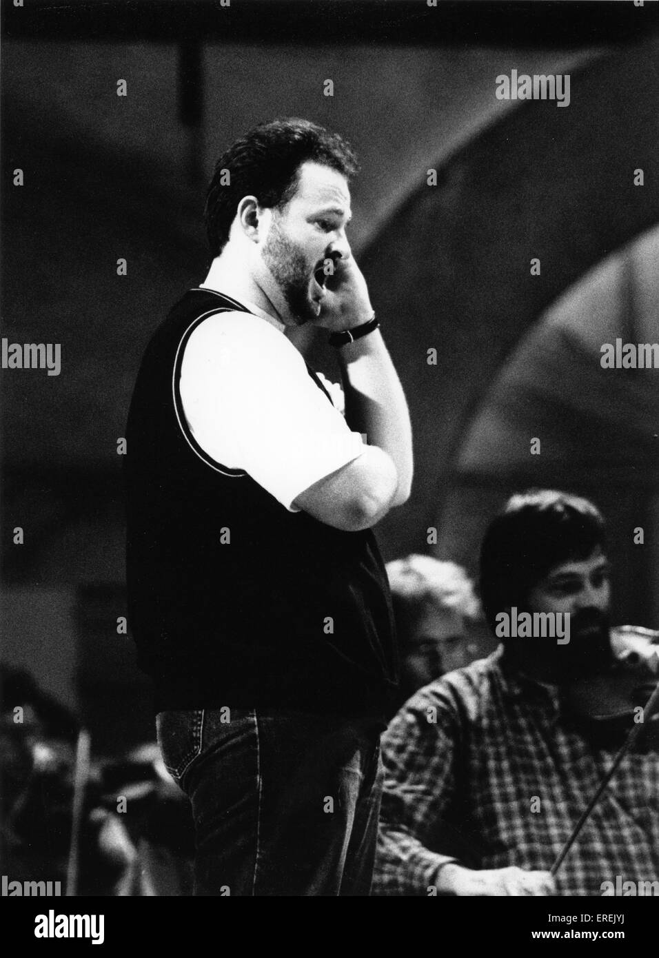 Tenor singing Black and White Stock Photos & Images - Alamy