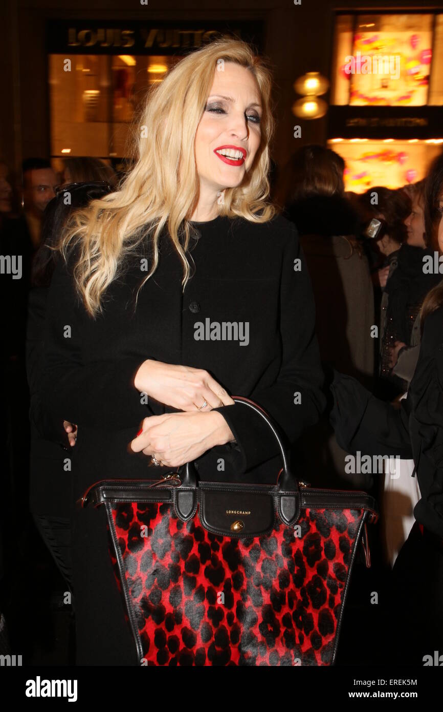 Longchamp store opening at Residenzstrasse in Munich Featuring: Nadja ...