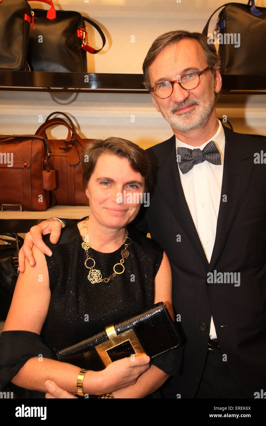 Longchamp store opening at Residenzstrasse in Munich Featuring: Jean ...