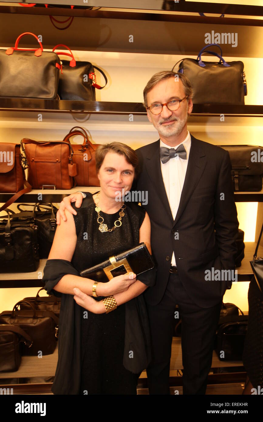 Longchamp store opening at Residenzstrasse in Munich Featuring: Jean ...