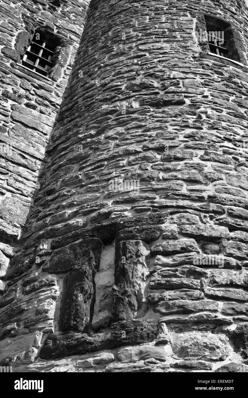 A section of The Ypres Tower Museum in Rye, East Sussex, England Stock ...