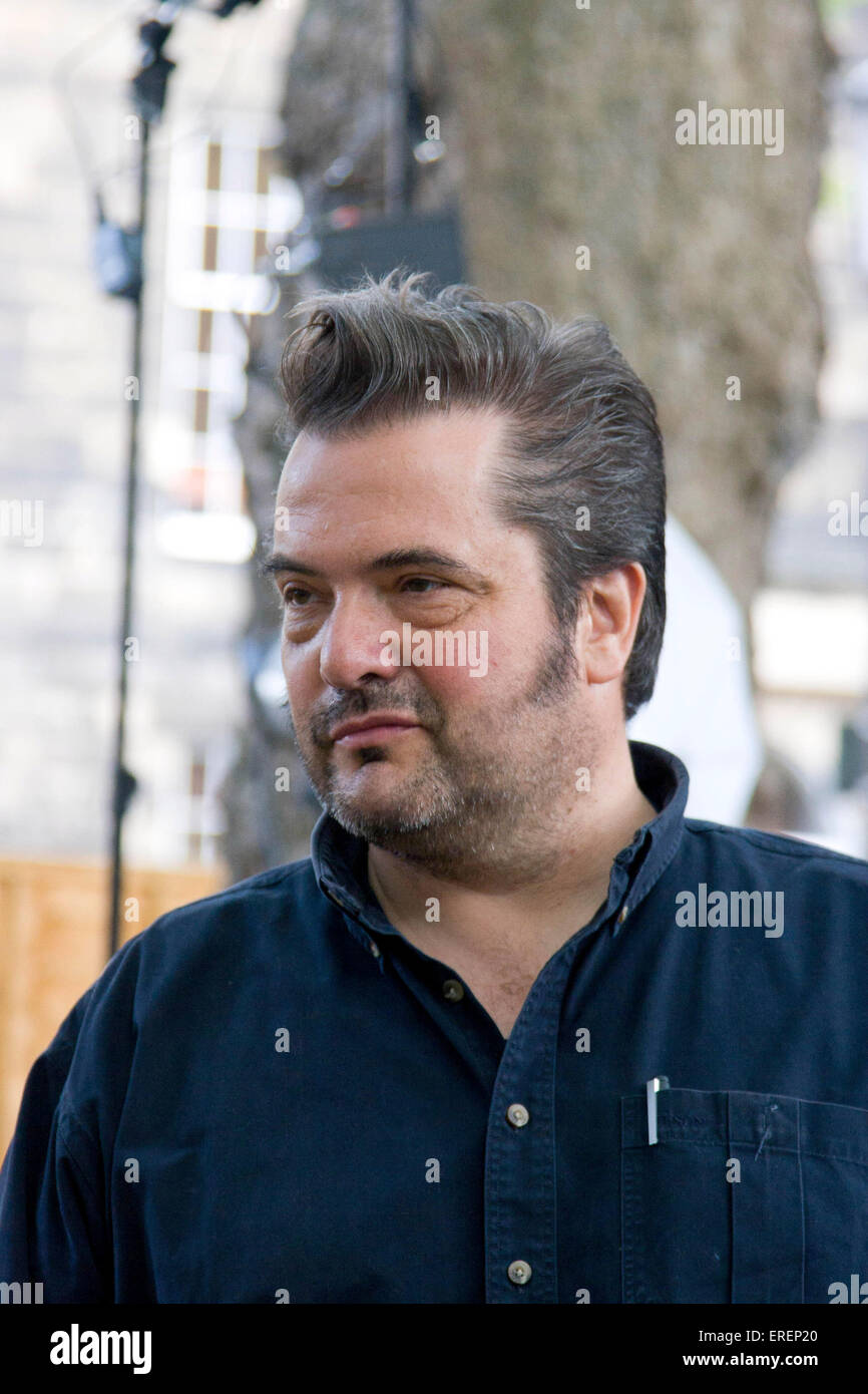 Charlie Fletcher, British screenwriter and author at the Edinburgh Book ...