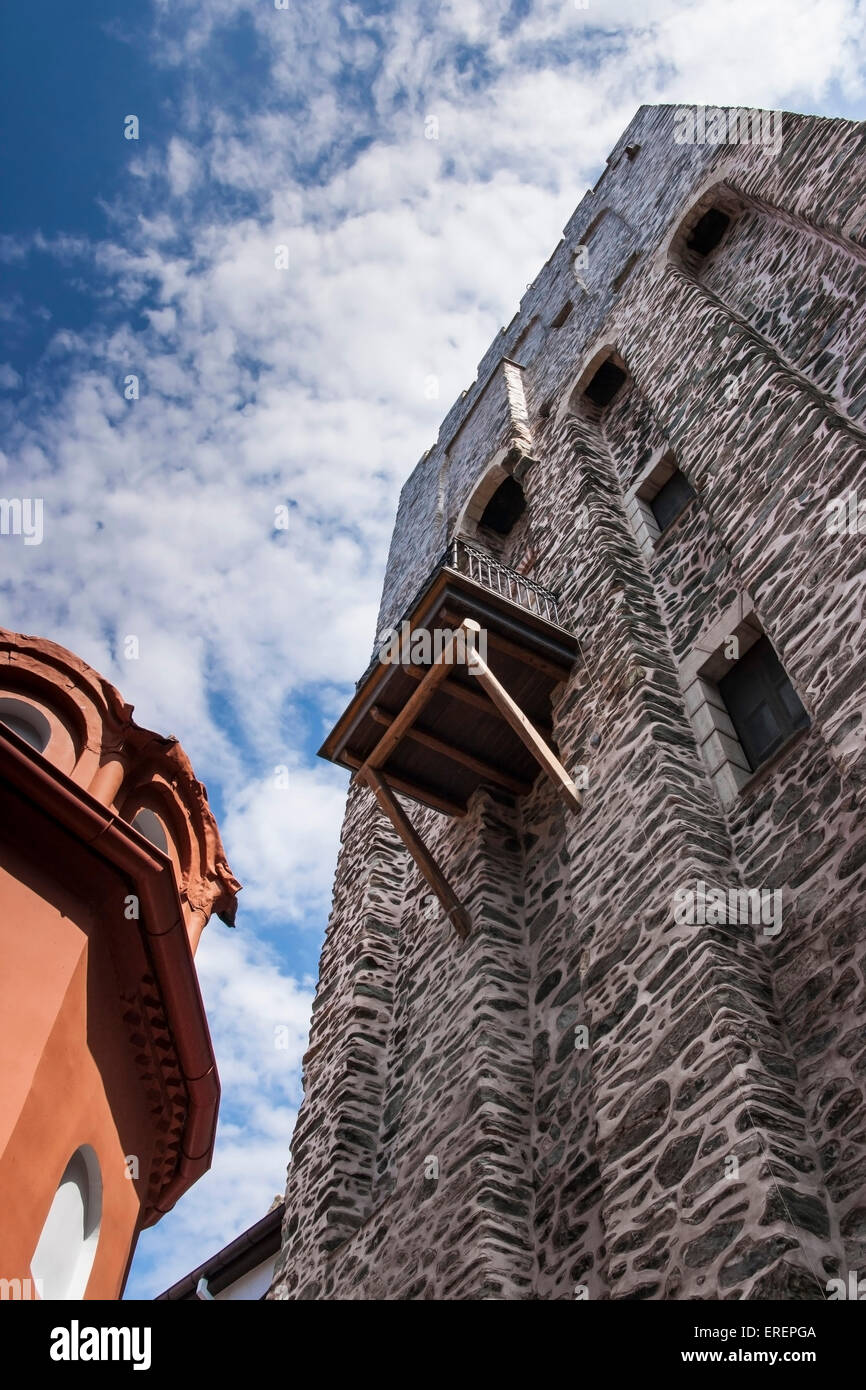 Agh. Dionisiou monastery, Mount Athos, Halkidiki, Greece, Eastern ...