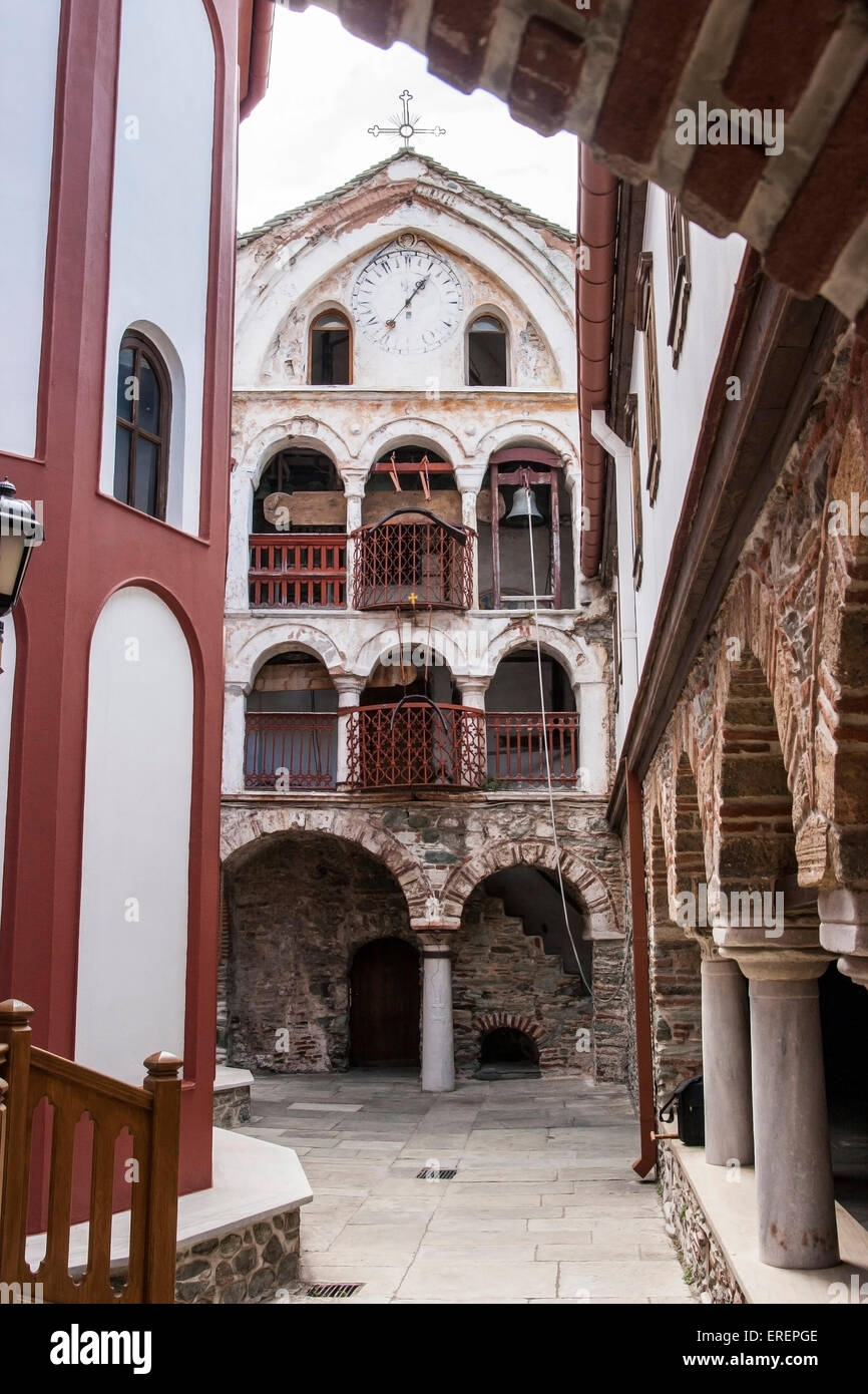Agh. Dionisiou monastery, Mount Athos, Halkidiki, Greece, Eastern ...