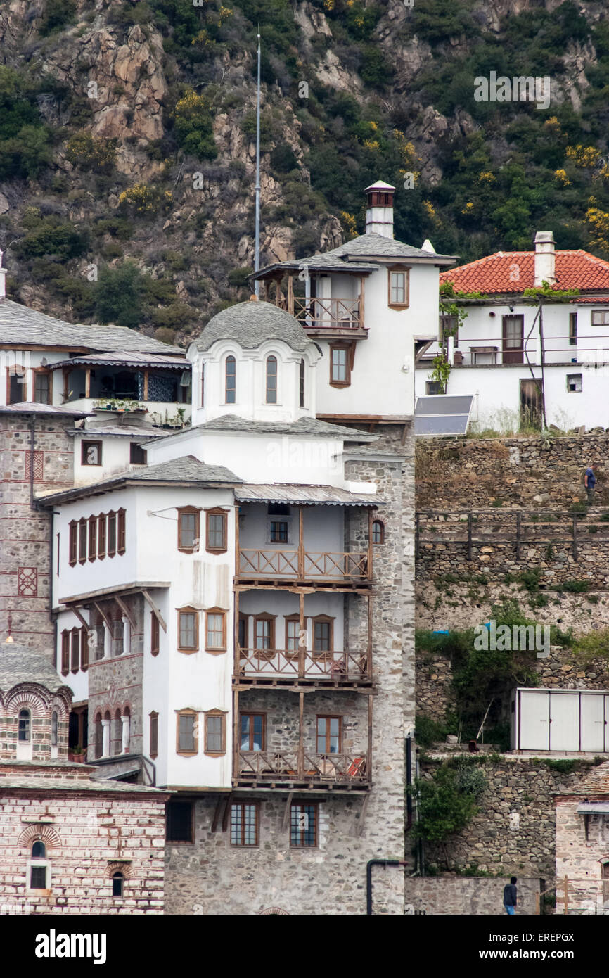 Gregoriou Monastery, Mount Athos, Halkidiki peninsula, Greece, Eastern ...