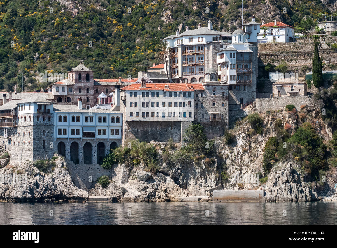 Gregoriou Monastery, Mount Athos, Halkidiki peninsula, Greece, Eastern ...