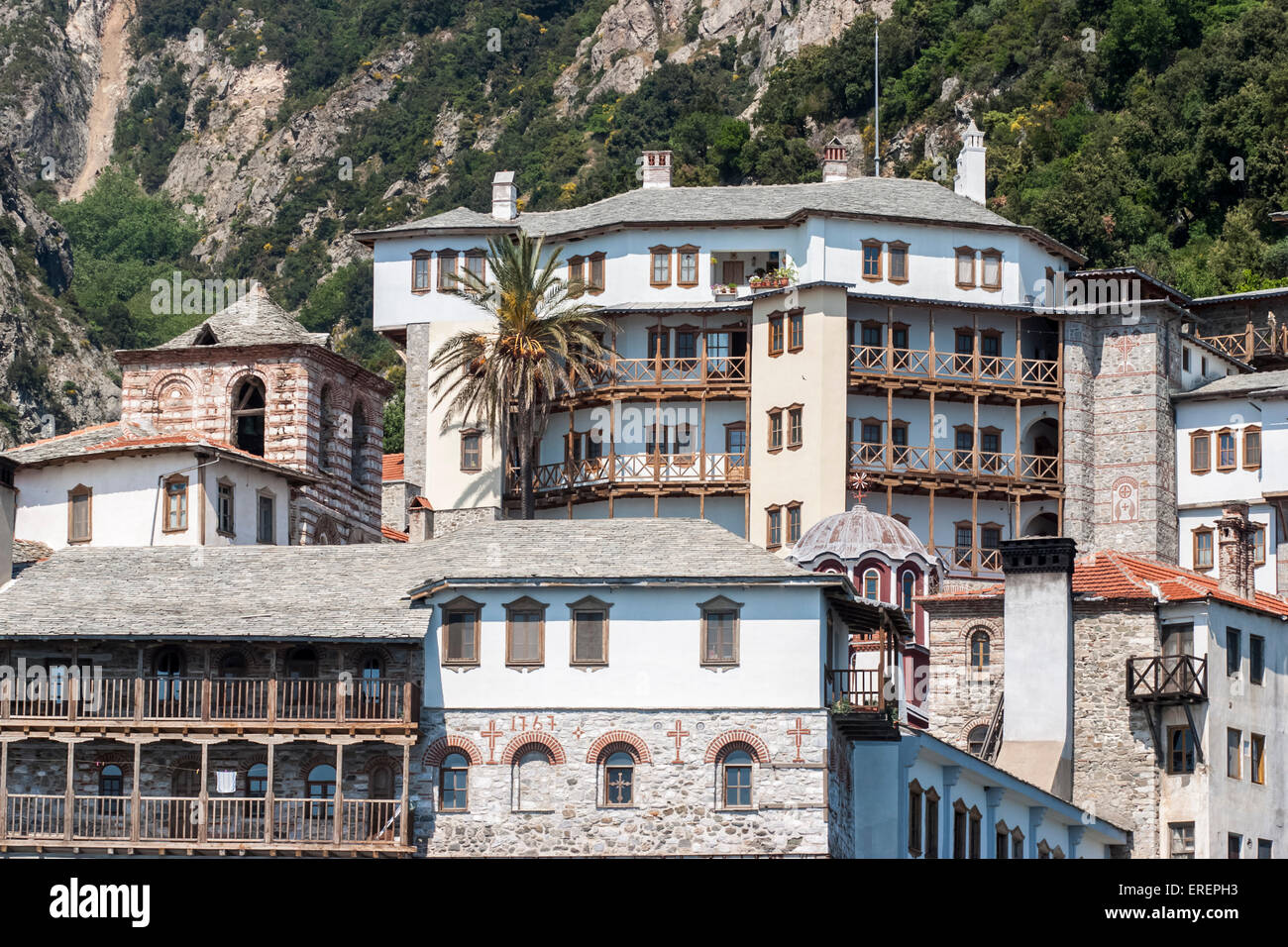 Gregoriou Monastery, Mount Athos, Halkidiki peninsula, Greece, Eastern ...
