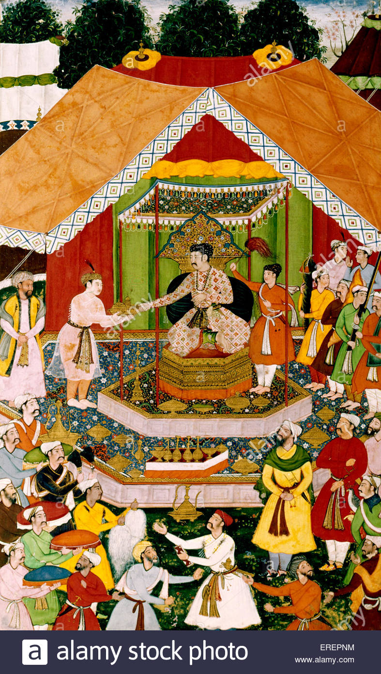 Akbar Painting Akbarnama Stock Photos & Akbar Painting Akbarnama Stock ...