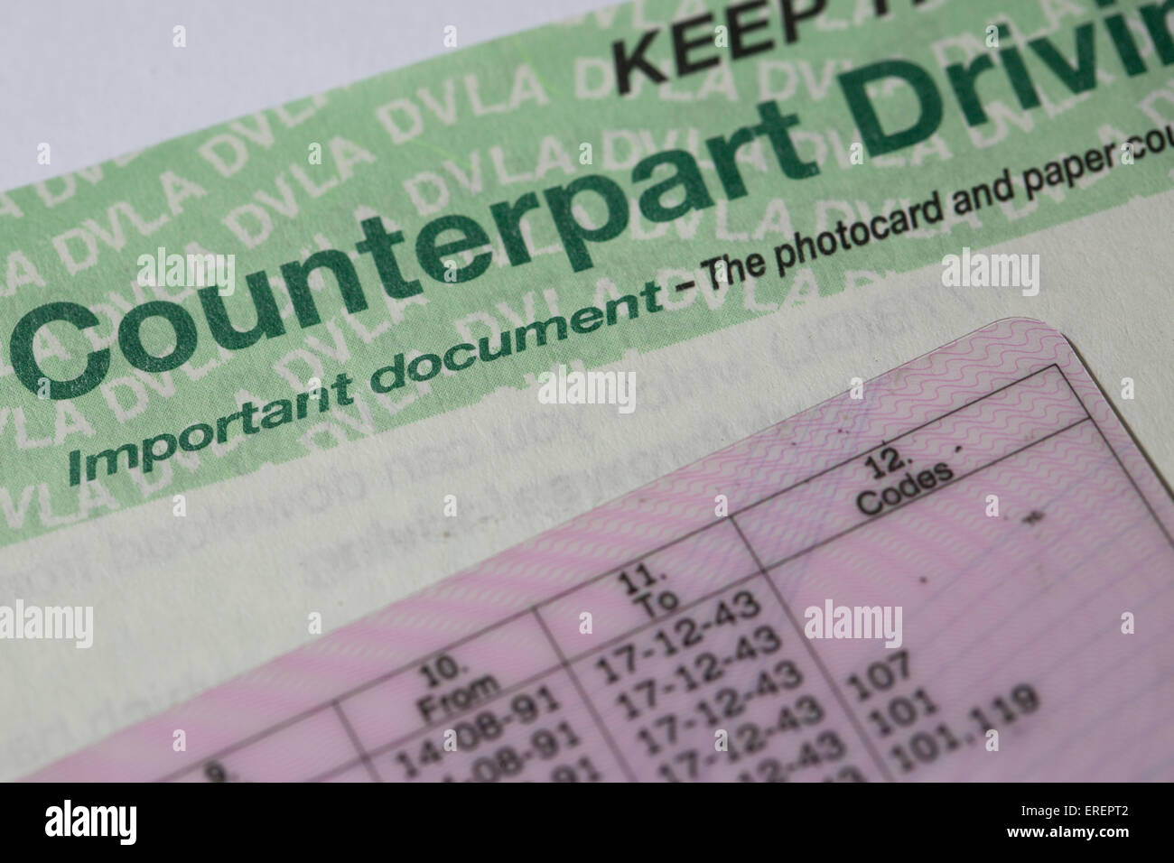 Counterpart licence hi-res stock photography and images - Alamy