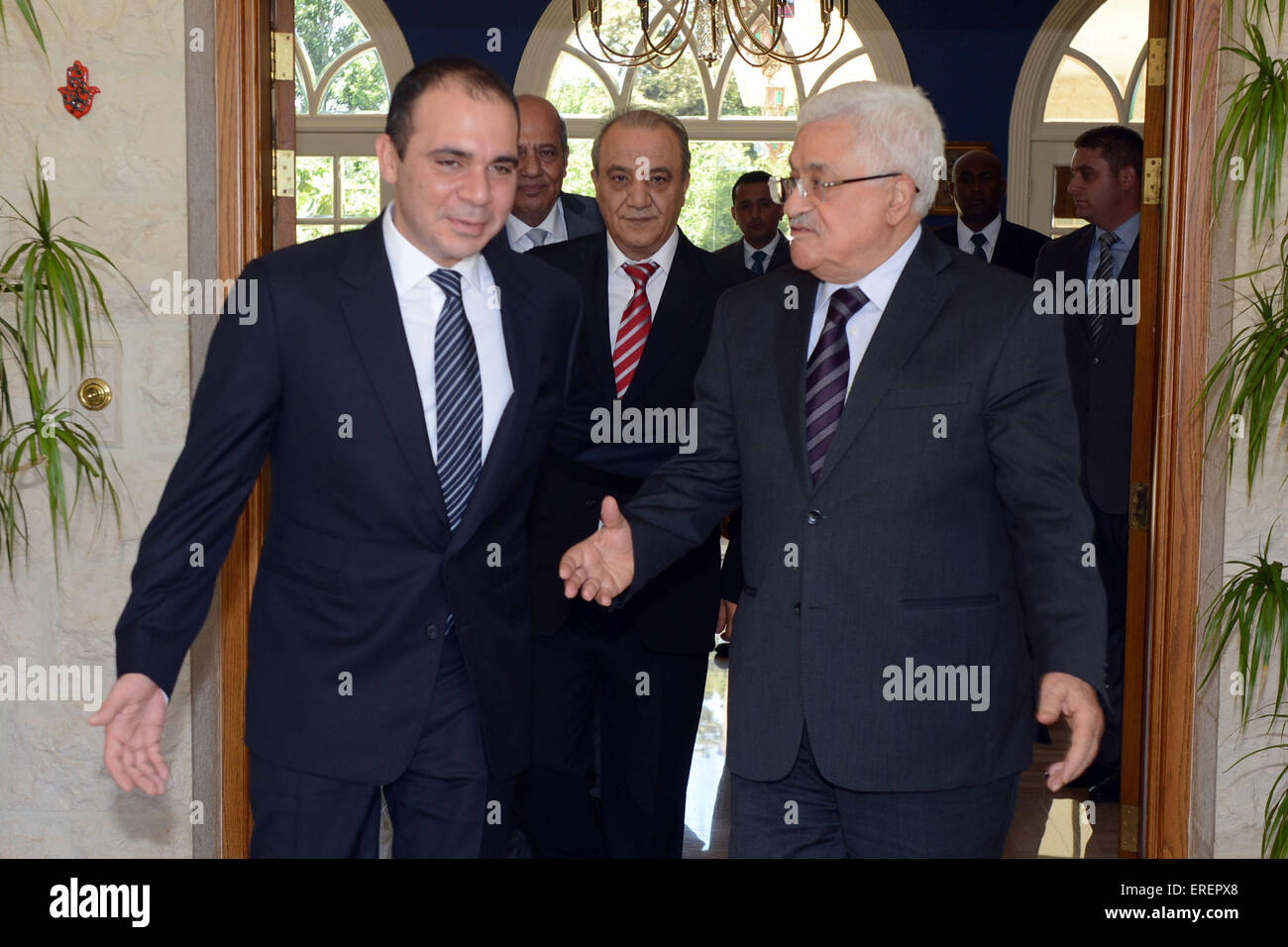 Amman, Amman, Jordan. 2nd June, 2015. Palestinian President Mahmoud ...