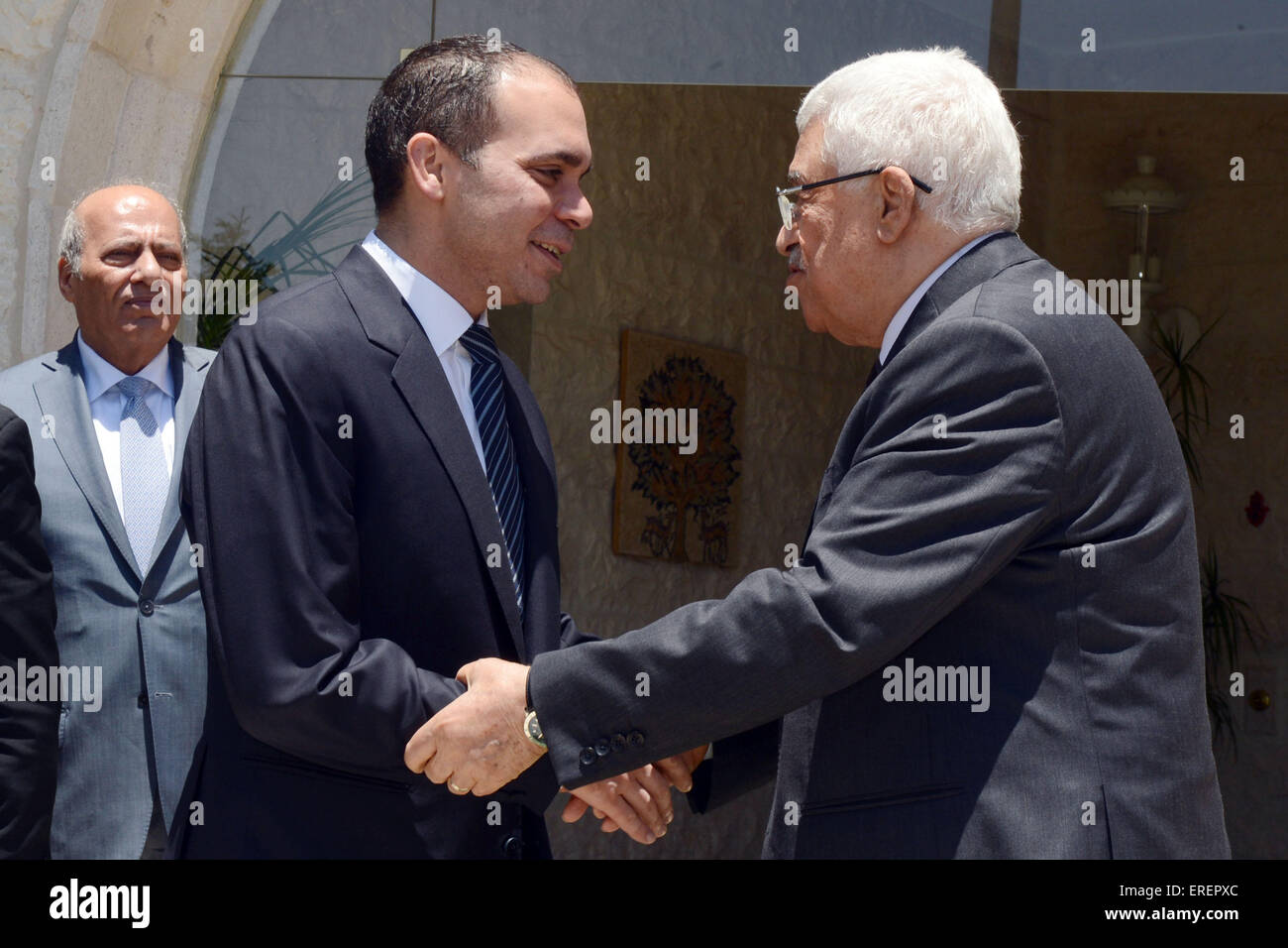 Amman, Amman, Jordan. 2nd June, 2015. Palestinian President Mahmoud ...