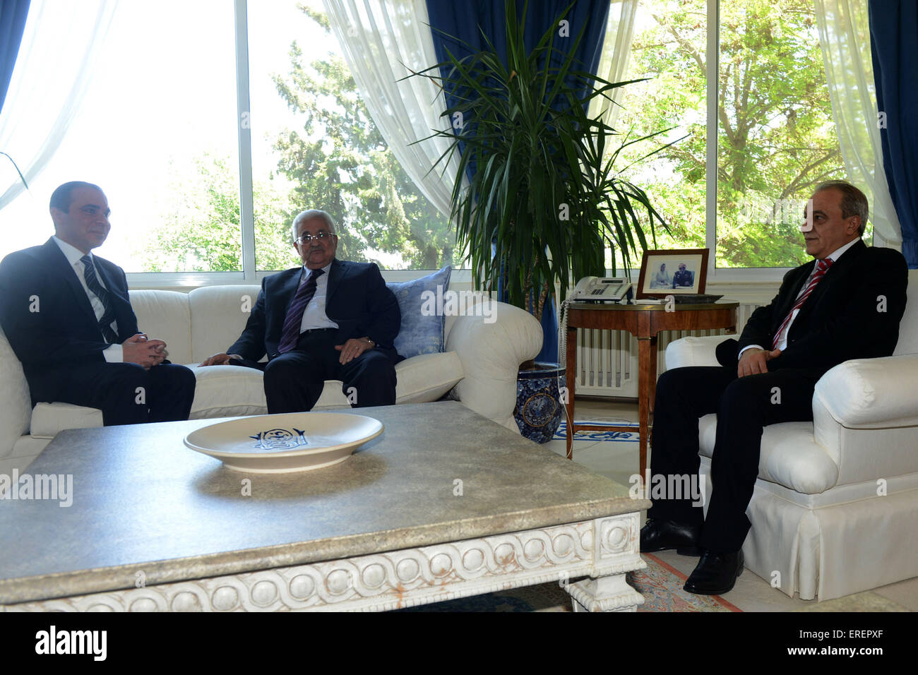 Amman, Amman, Jordan. 2nd June, 2015. Palestinian President Mahmoud ...
