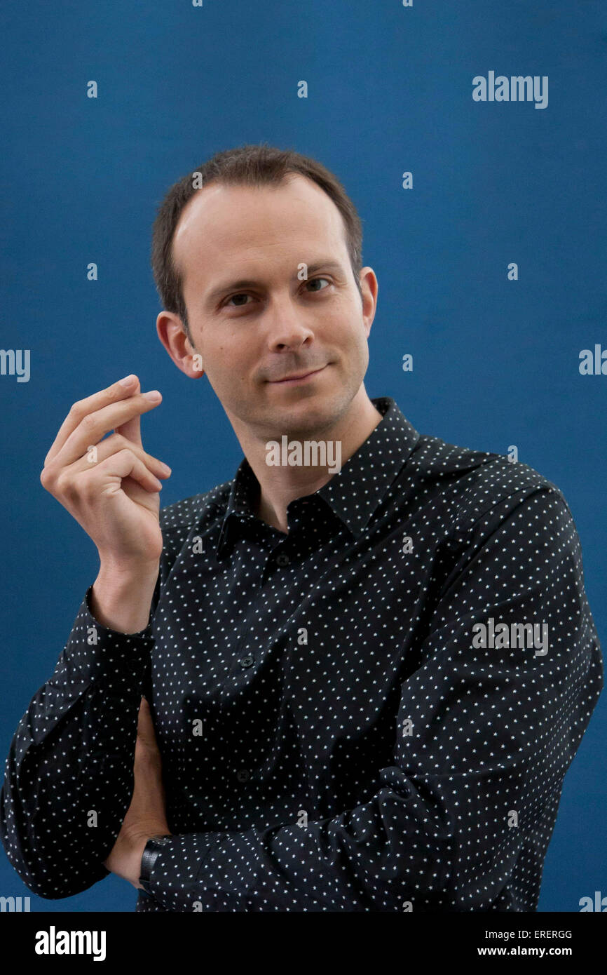 Tim Harford, English economist and journalist, attending the Edinburgh ...