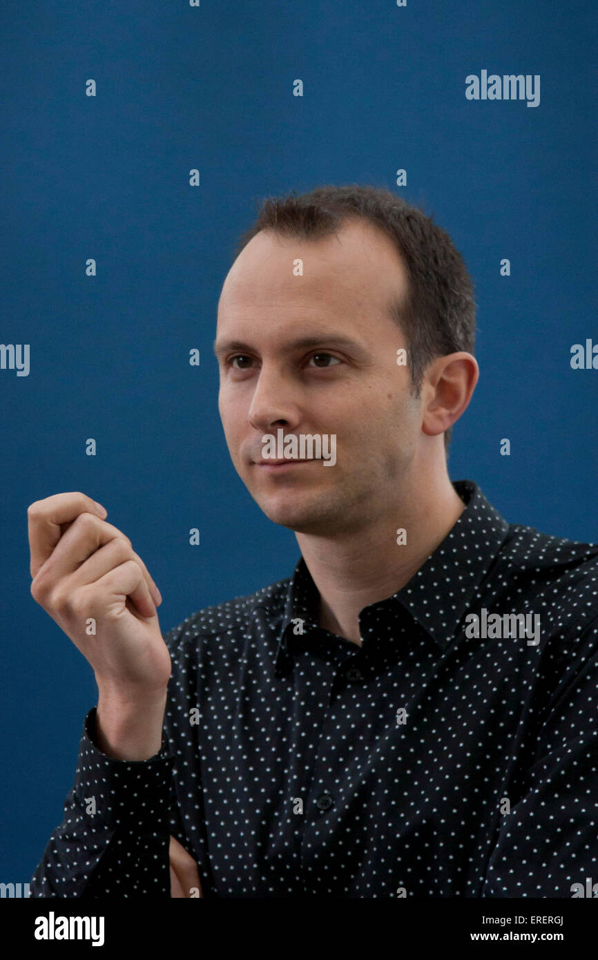 Tim Harford, English economist and journalist, attending the Edinburgh ...