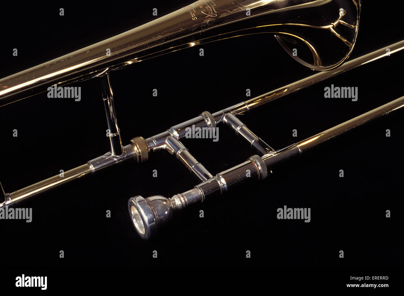 Brass slide trombone hi-res stock photography and images - Alamy