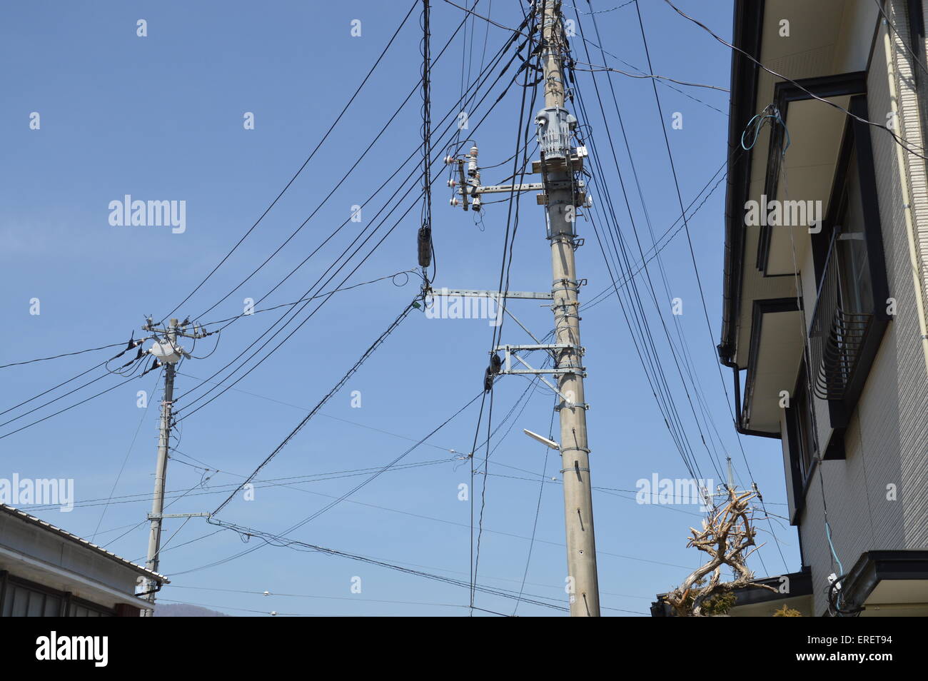 Rural cables hi-res stock photography and images - Alamy