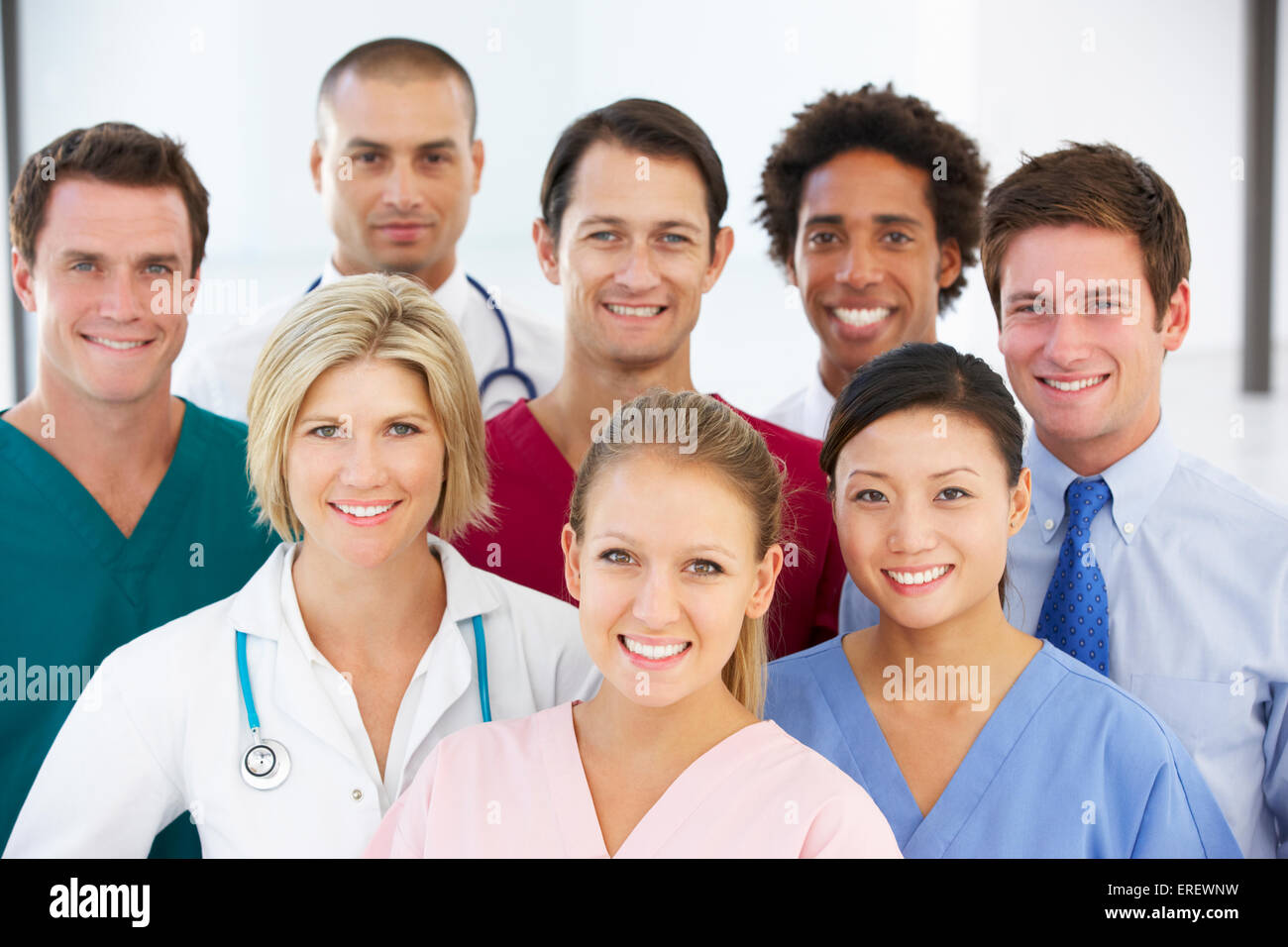 Portrait Of Medical Team Stock Photo - Alamy