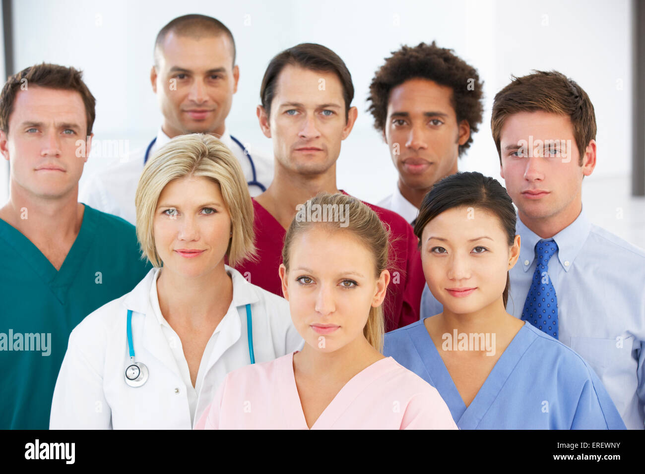 Portrait Of Medical Team Stock Photo - Alamy